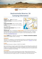Camp at Boolcoomatta Reserve (SA) | Bush Heritage Australia